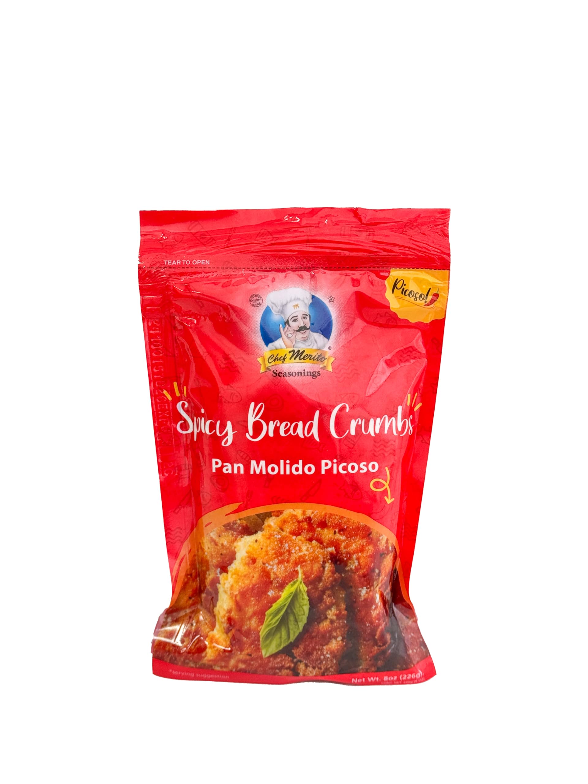 Amazon.com : Chef Merito Breading HOT Seasoning 8 Ounces Pack of One ...