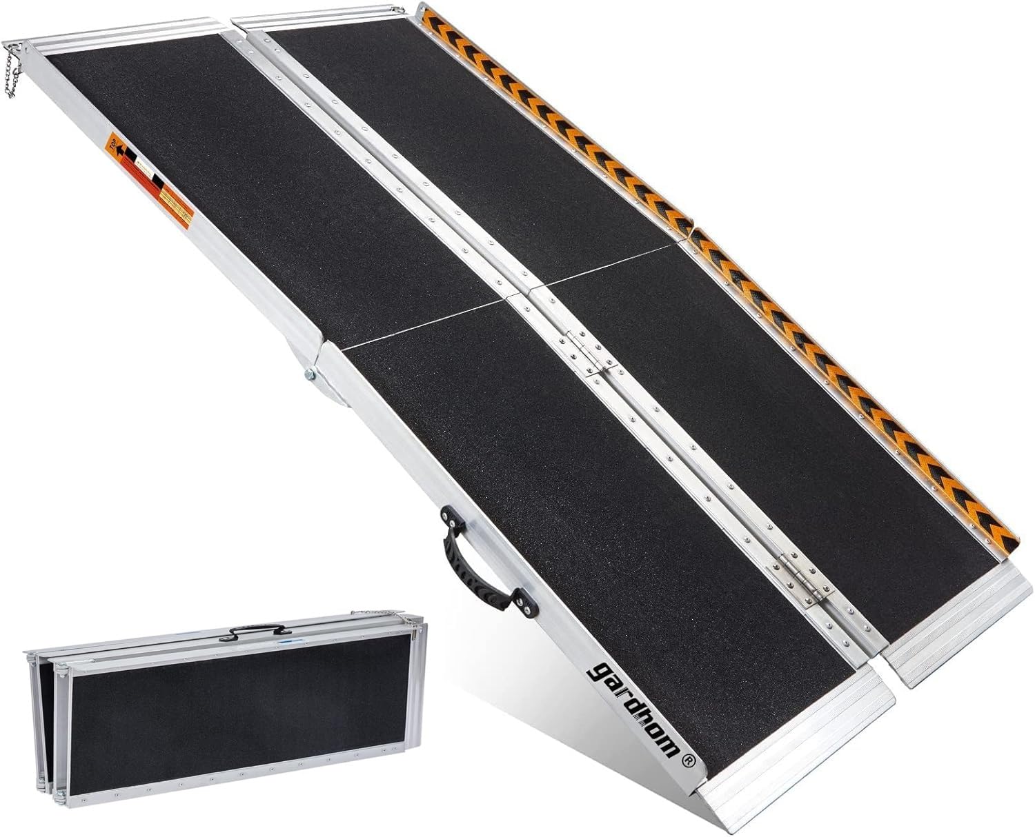 Buy Wheelchair Ramps 6FT, gardhom Aluminum Foldable Ramps for ...