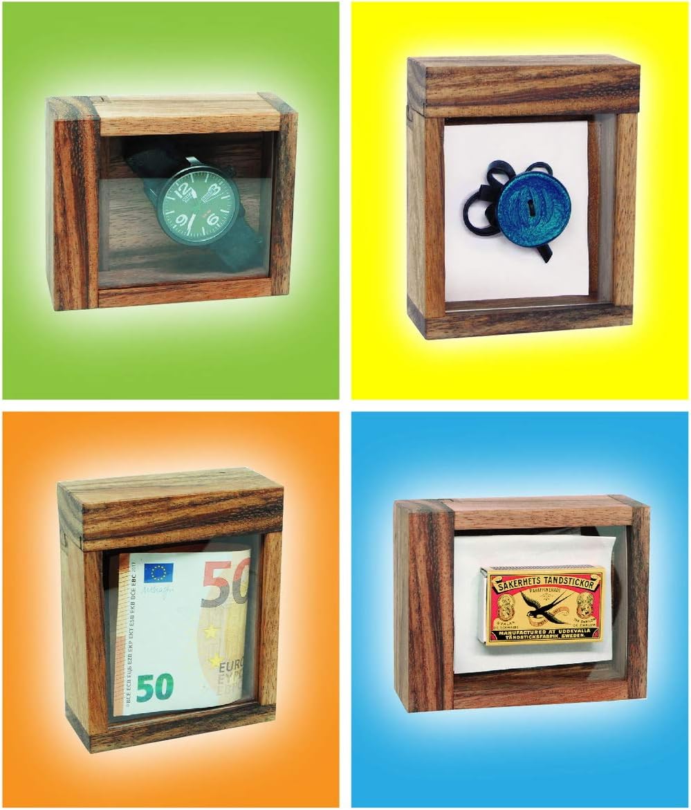 Logica Puzzles Art. Tricky Safe XL – Wooden Puzzle Box – Secret Box ...