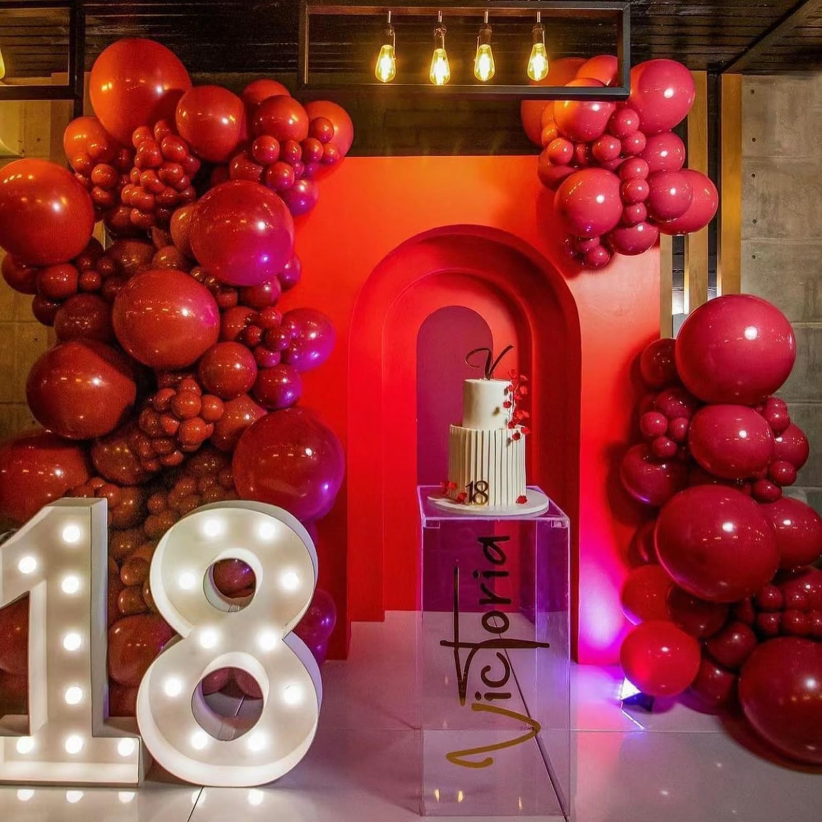 Ruby Red And Aqua Balloons Ruby Red Balloons – Your Party Oasis