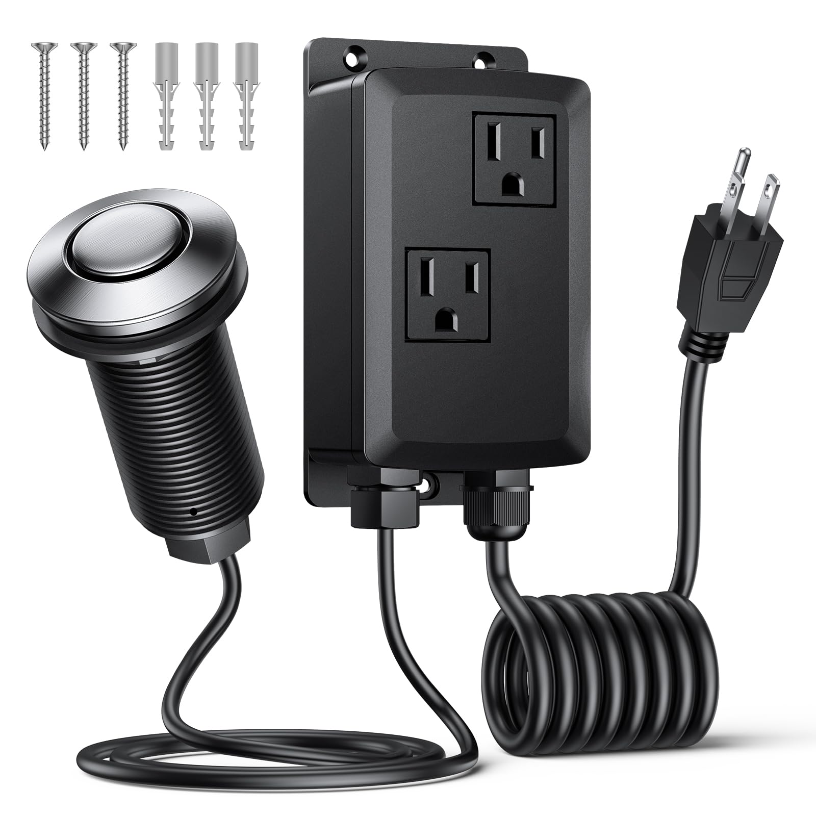 Snapklik.com : ELECTOP Upgraded Garbage Disposal Air Switch Kit, Sink ...