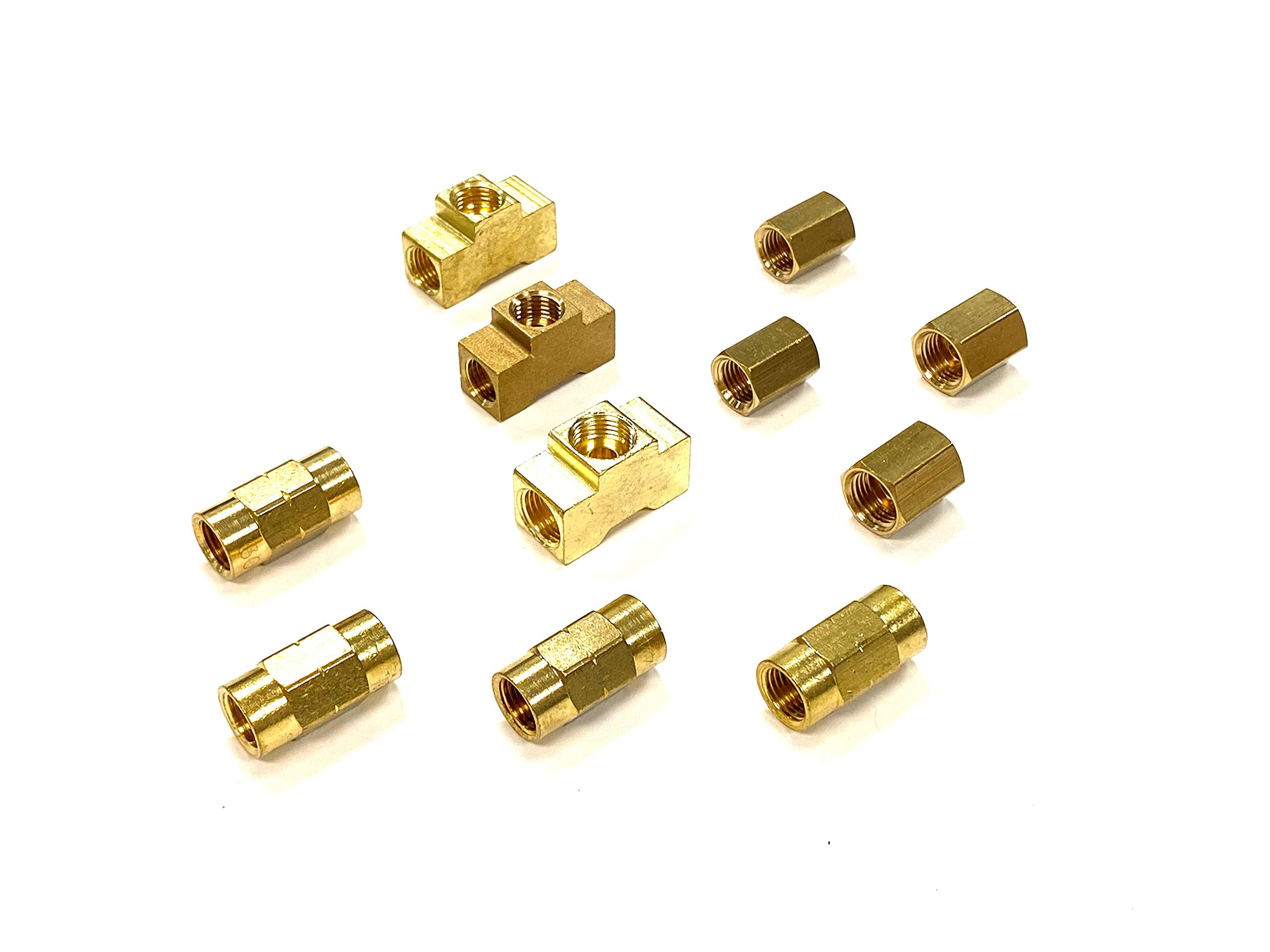 Amazon.com: The Stop Shop Brake Line Coupler and Tee Block Kit for 3/16 ...