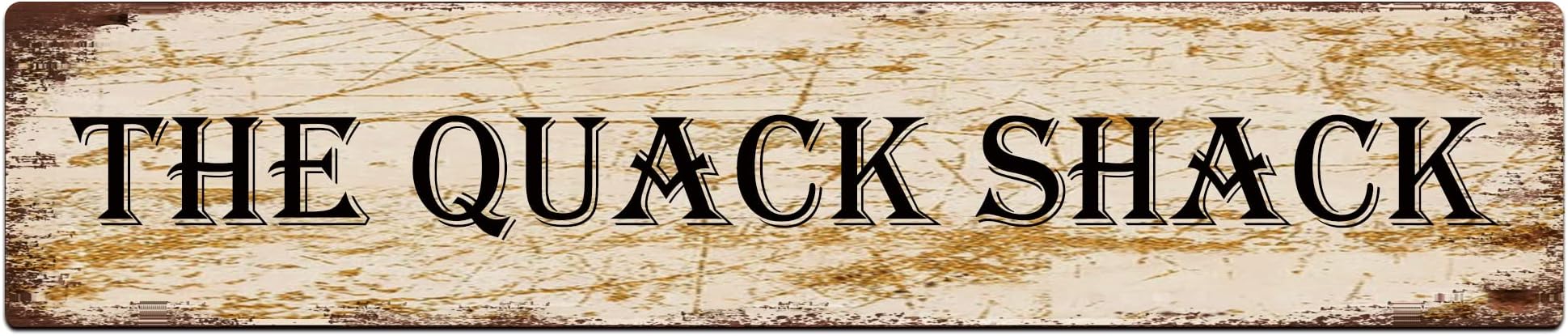 Amazon.com: KILSPU The Quack Shack Sign Vintage Metal Sign Retro Metal ...