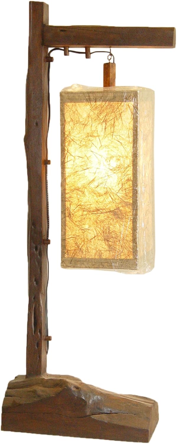 Exclusive Thai Decor Hand Made Teak Wood Floor Lamp from Northern ...