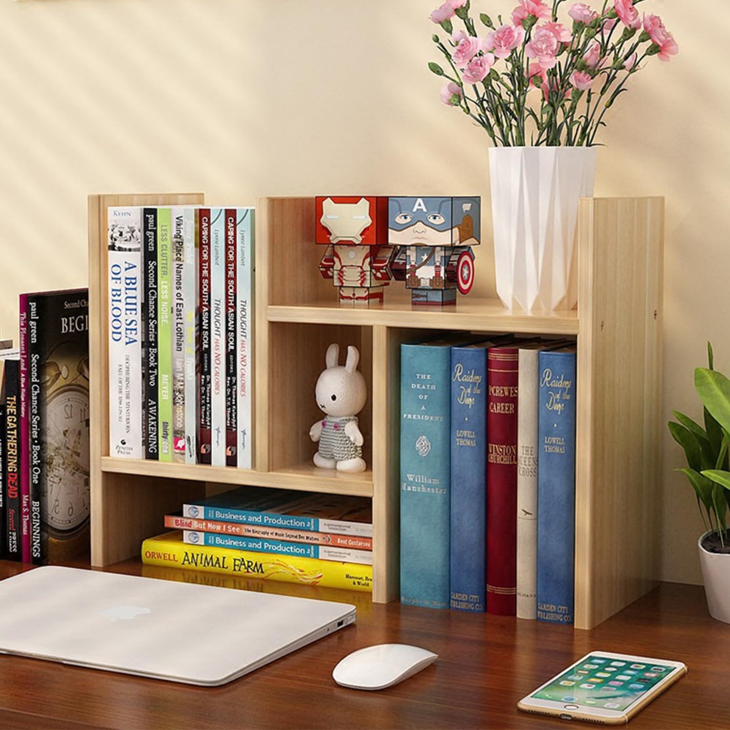 Sightday Book Shelf,Desk Shelf,Adjustable Desk Shelves Freestanding ...