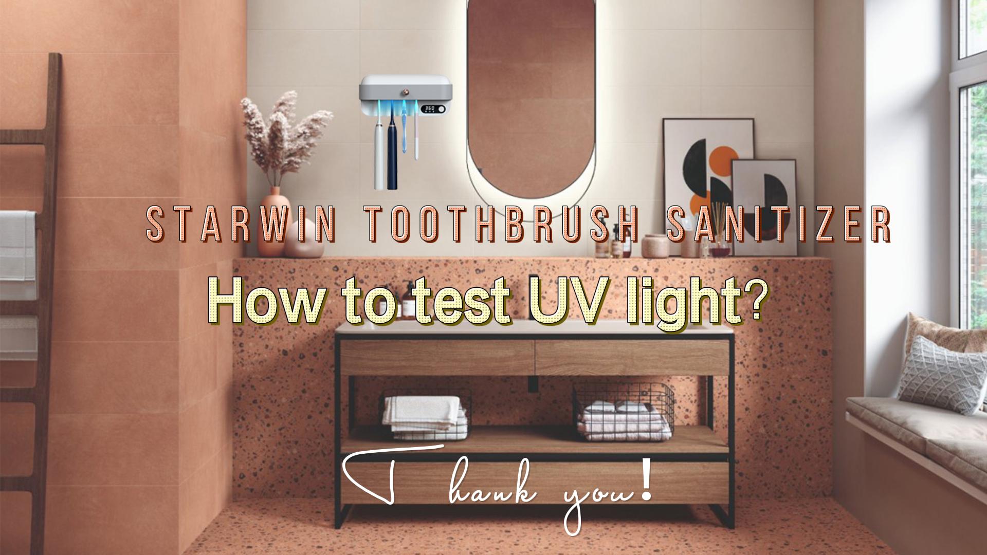 Watch How to test StarWin Toothbrush Sanitizer Dryer TS03? on Amazon Live