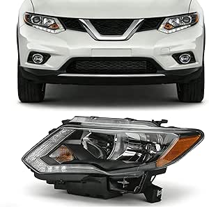 Amazon.com: AngyMeck Halogen Headlight Left Driver Side Compatible with ...