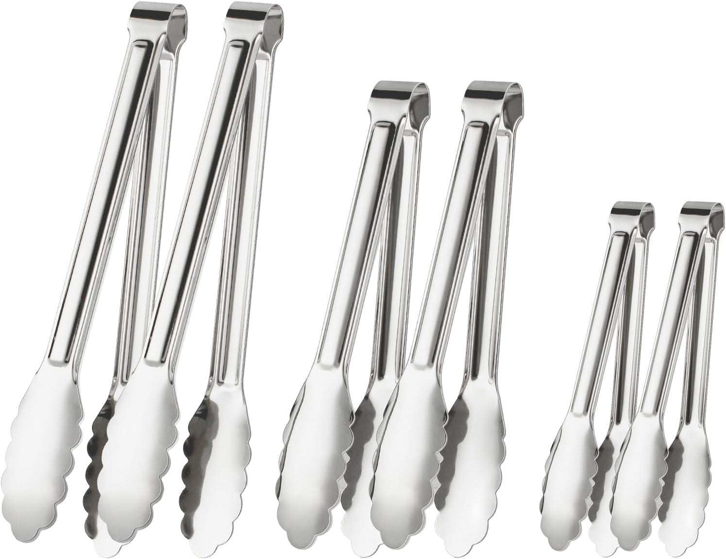 Amazon.com: 6 Park Serving Tongs, Tongs for Serving Food, Food-Grade ...