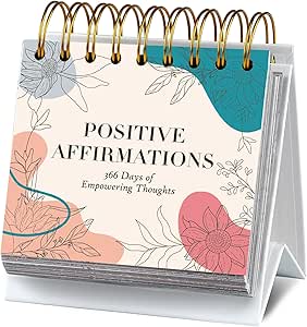 Amazon.com : Daily Affirmation Calendar New Year Valentine's Gift ...