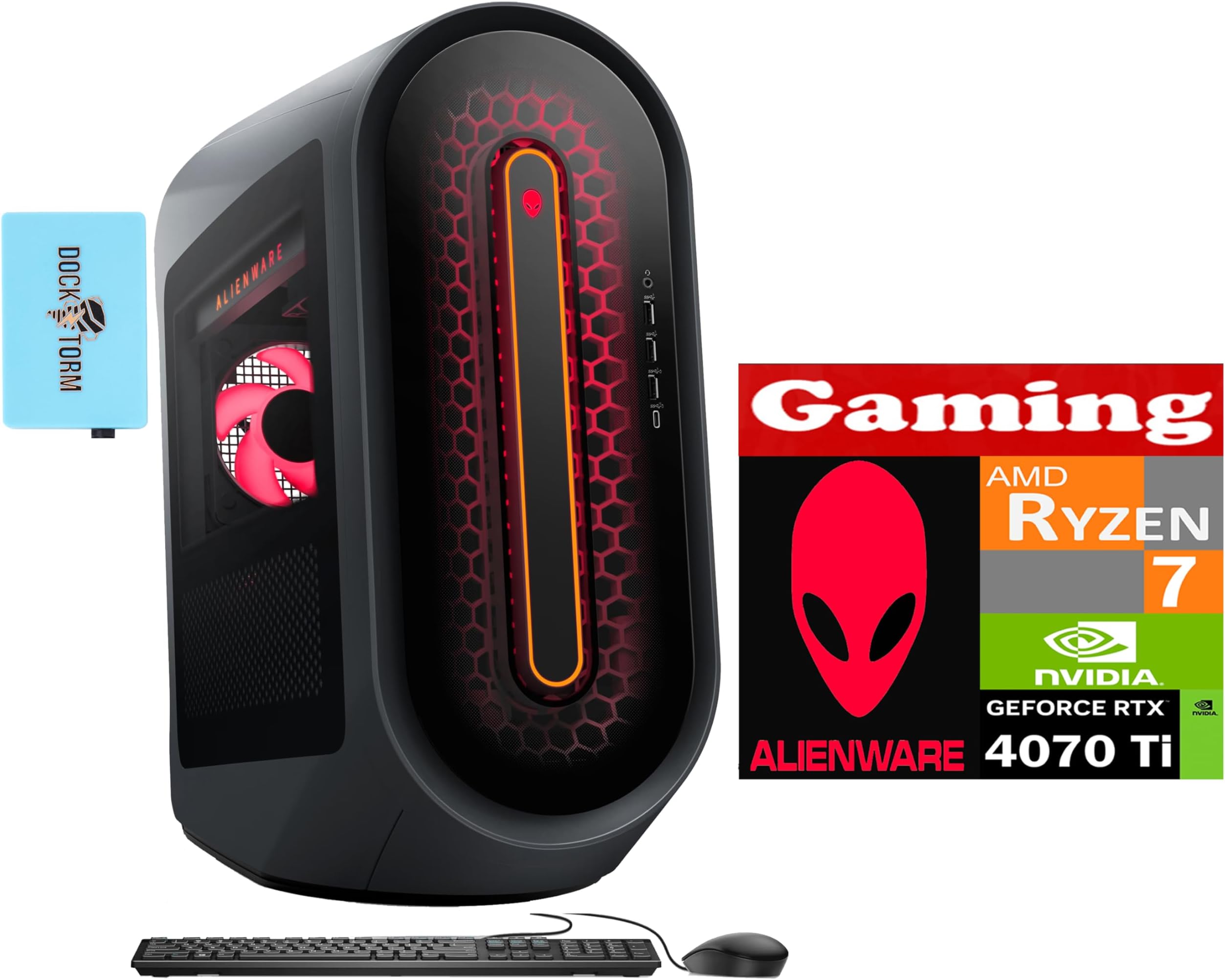 Amazon.com: Alienware Aurora R15 Gaming Desktop (AMD Ryzen 7 7700X 8 ...