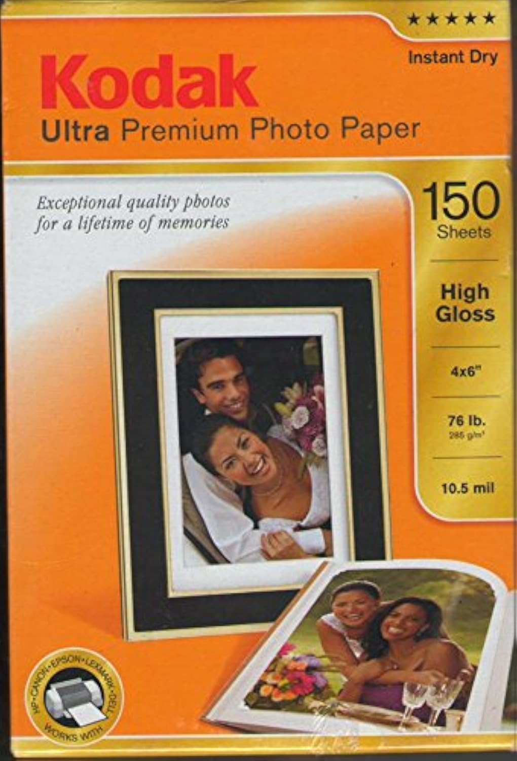 Amazon.com : Kodak 8920647 Ultima Picture Paper, High Gloss (4x6, 100 ...
