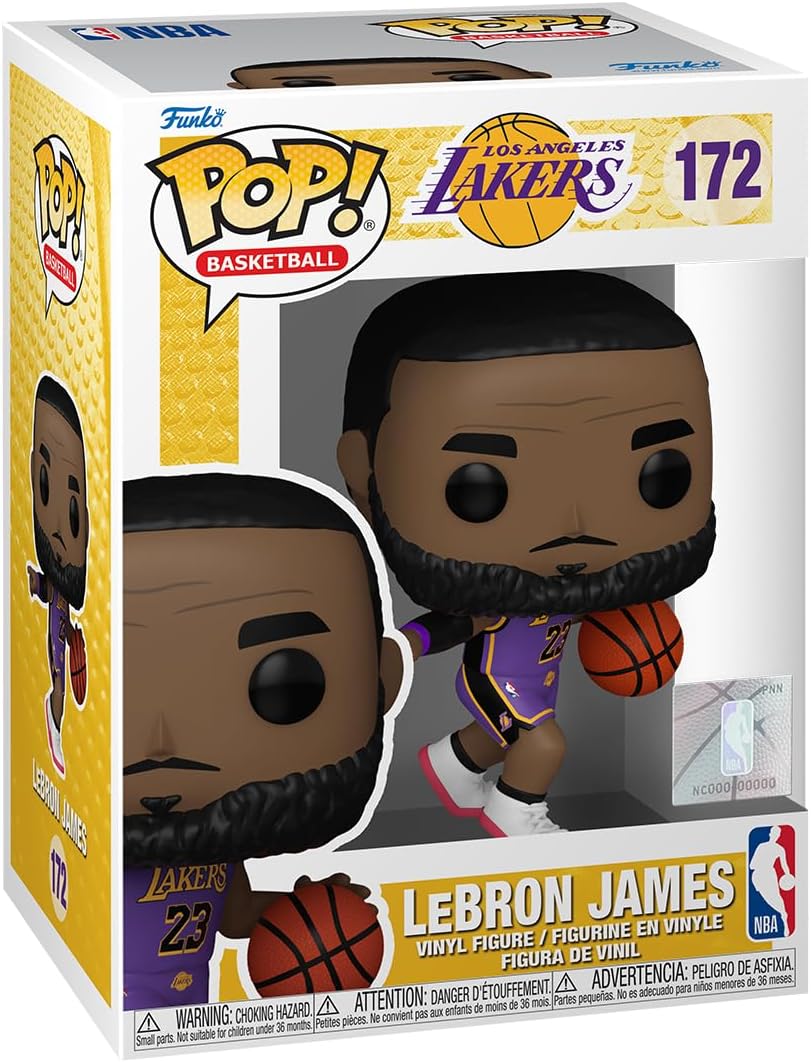 Funko NBA Figura Vinilo Lakers - Lebron James 172 Unisex Pop! Standard PVC : Funko: Amazon.es ...