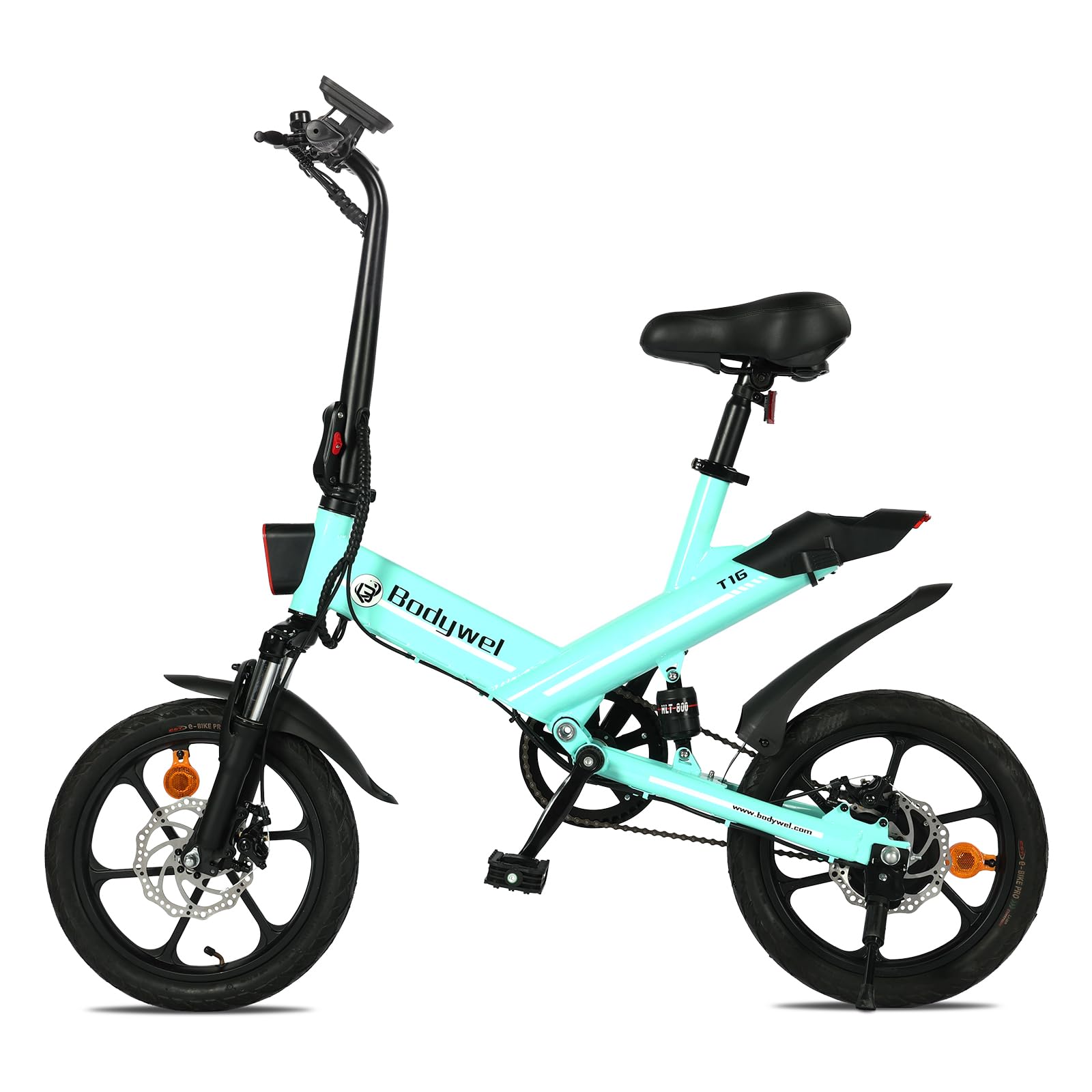 Buy Bodywel T16 Folding Electric Bike, 16" Portable E-bike, City EBike ...