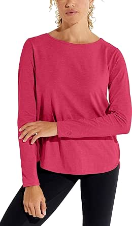 Coolibar UPF 50+ Womens Heyday Side Split Shirt - Sun Protective ...