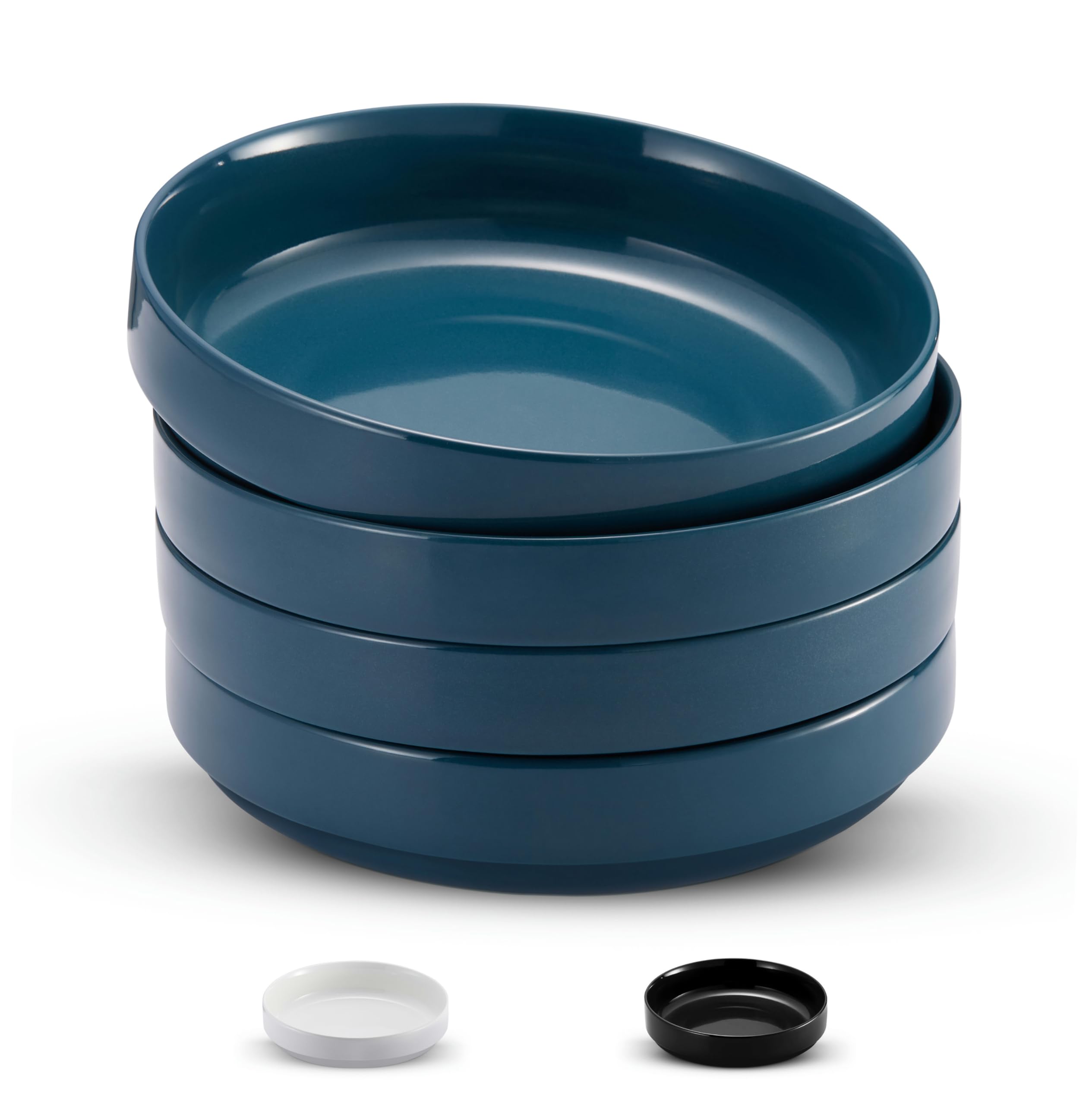 Amazon.com | KooK Bowl Plates, Pasta Bowl, Low Bowl, Plate Bowls ...