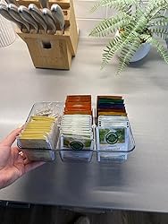 iDesign Linus Plastic Divided Packet Organizer, Holder for Condiments ...