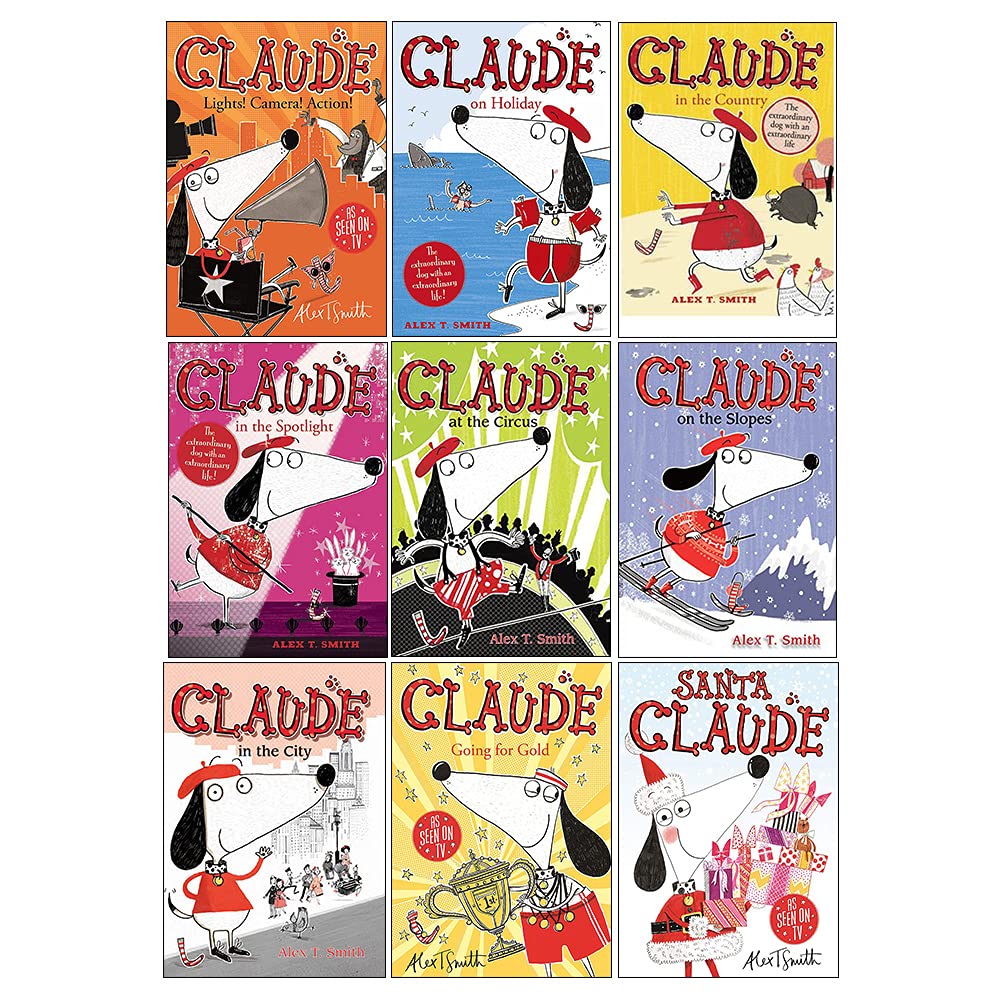 Amazon.com: Claude A Rather Smashing Collection 9 Books Box Set by Alex ...
