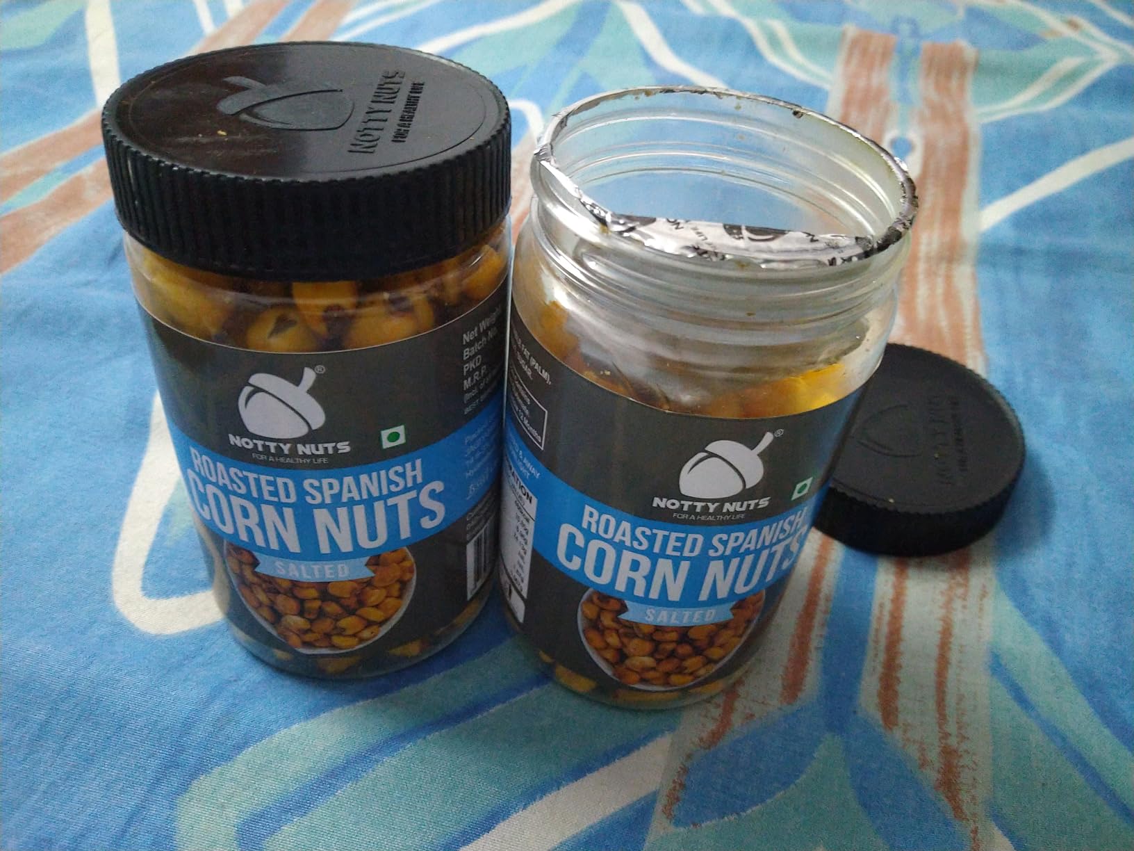 NOTTY NUTS Spanish Corn Roasted and Salted Nuts 360g | Healthy Food ...