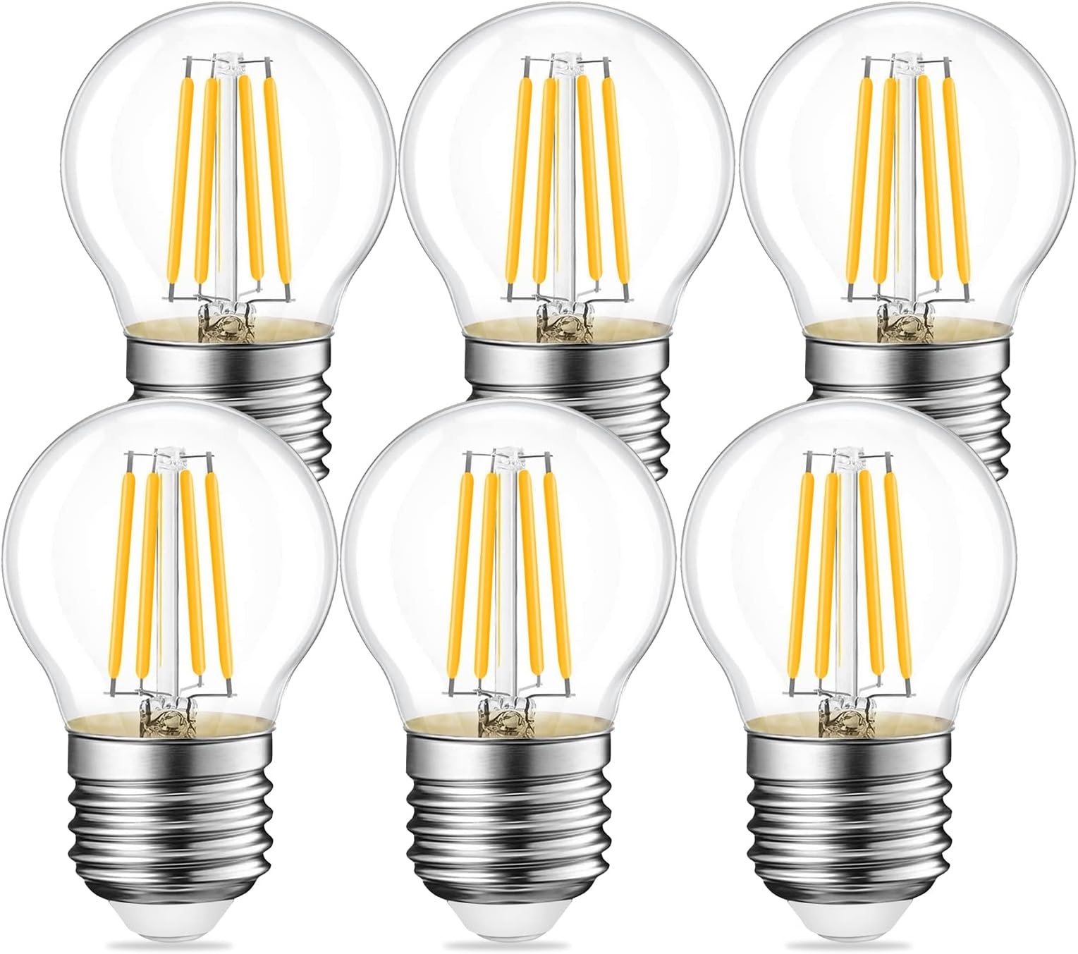 Energetic GLS Clear Filament LED Light Bulb, E27, 4W, 470 Lumens, Warm ...