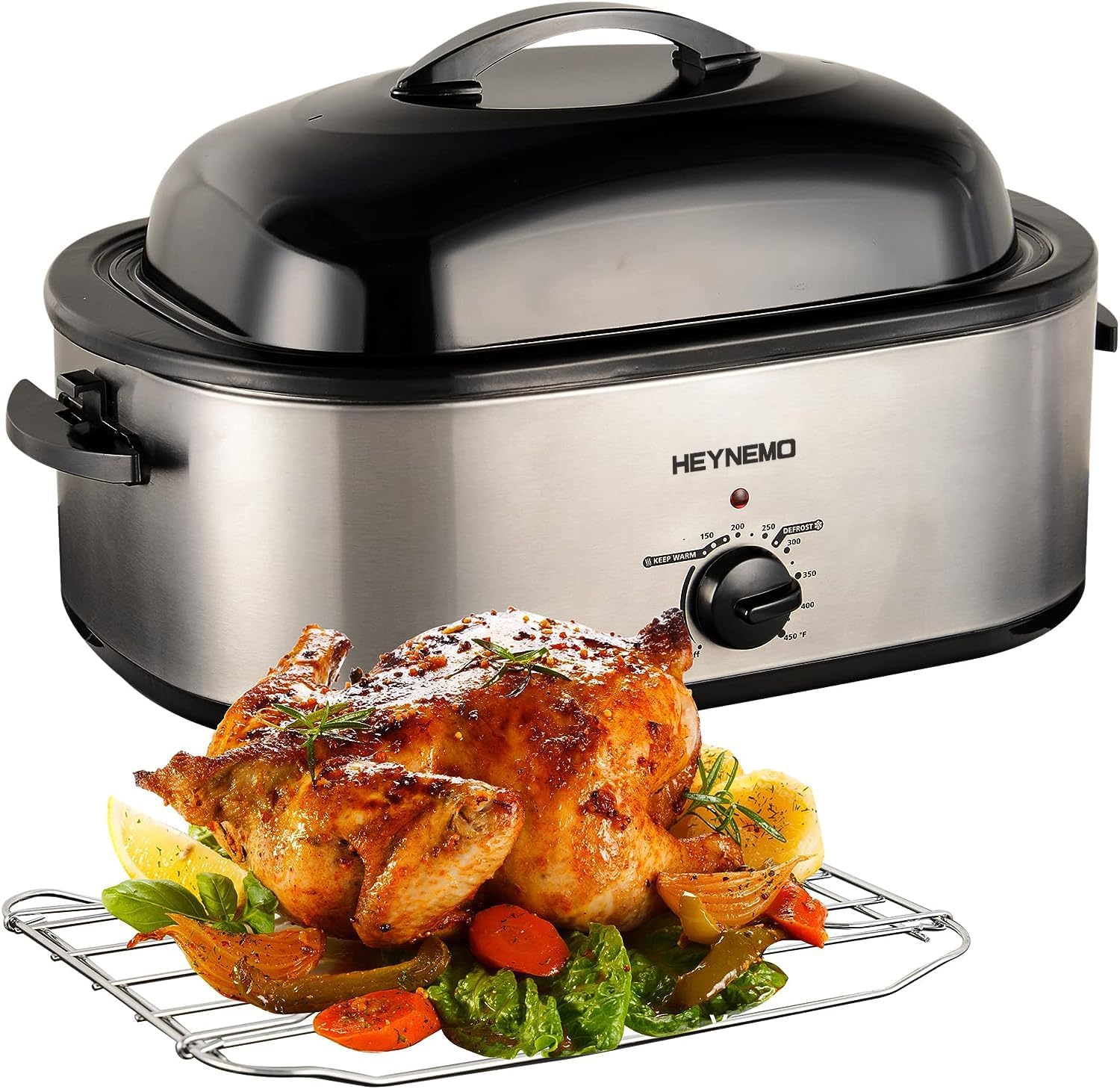 Amazon.com: 24 Quart Electric Roaster Oven, Turkey Roaster with Viewing ...