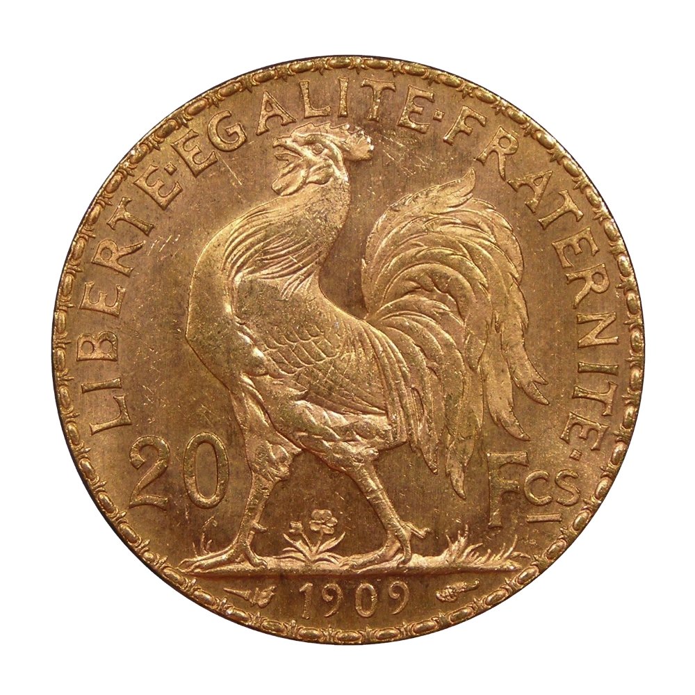 Franc Gold Rooster