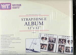 Amazon.com: Strap Hinge Album 12x12 Linen : Home & Kitchen