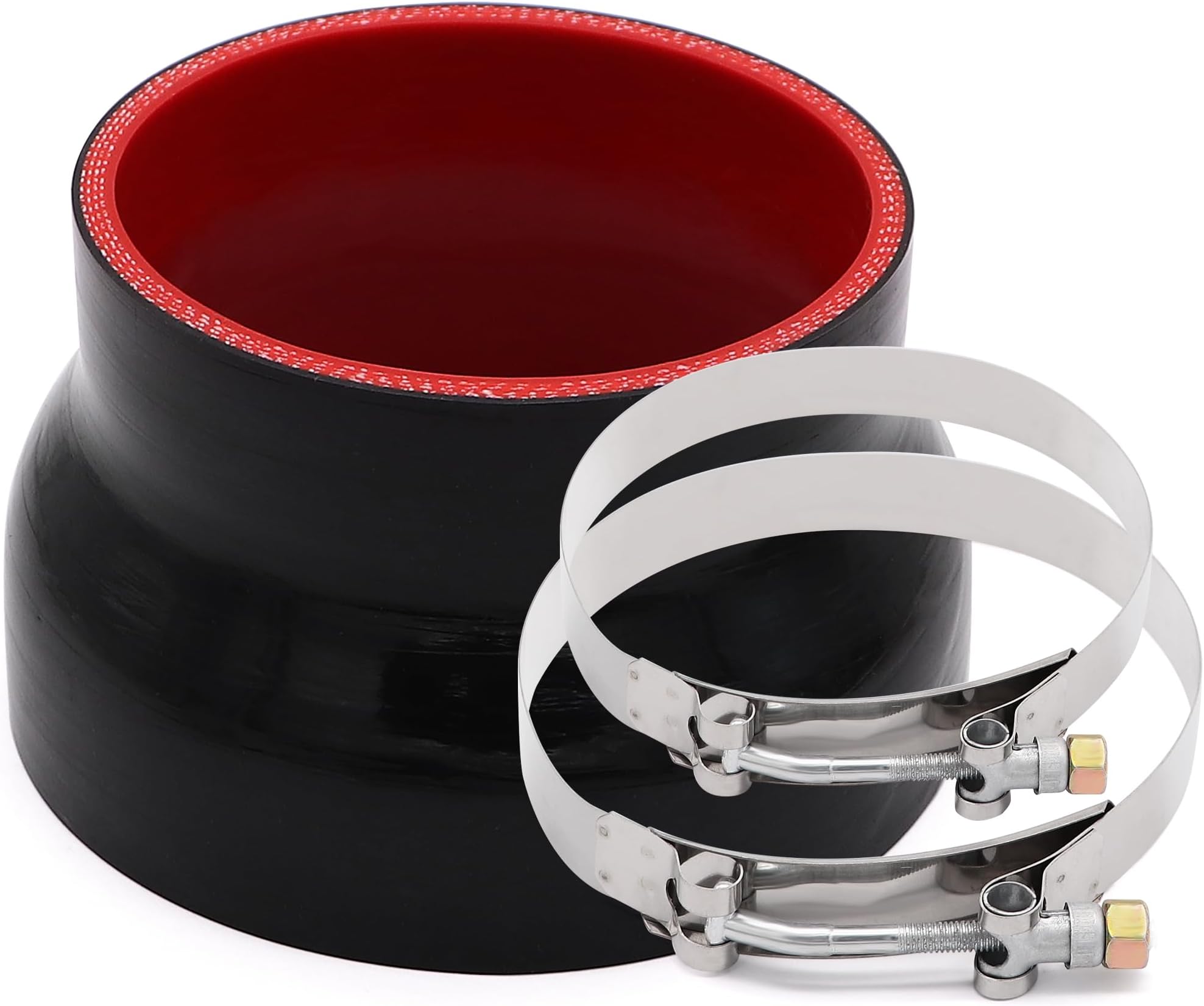 Amazon.com: 5" ID Straight Silicone Hose Coupler, High Temp 4-Ply ...