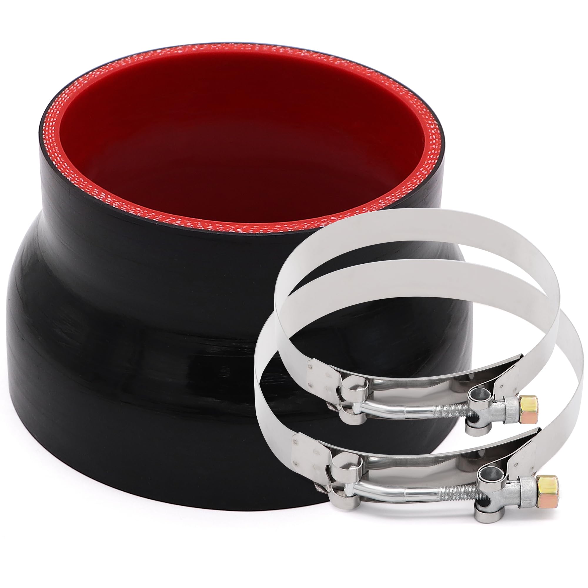 T Shirt 4 To 5 Inch Silicone Reducer Coupler Hose - Turbocharger Intake ...