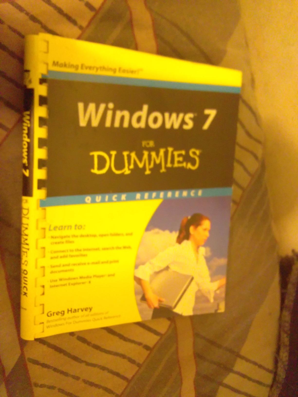 Windows 7 For Dummies Quick Reference: Harvey, Greg: 9780470489611 ...