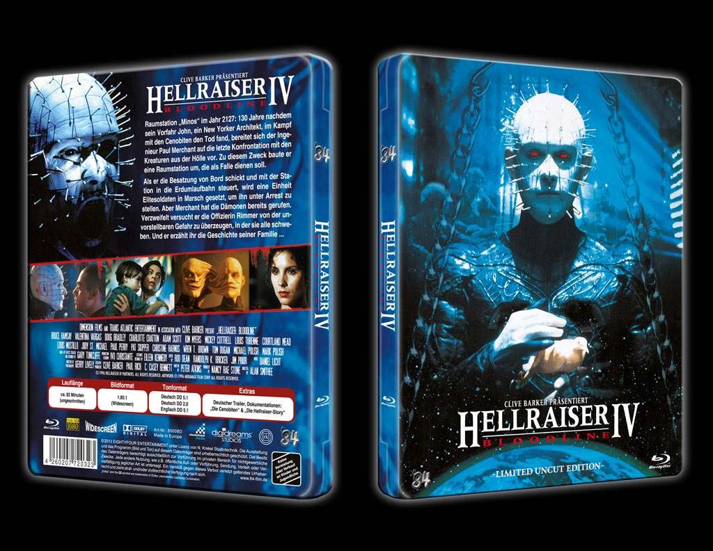 Hellraiser IV "Bloodline" Limited Uncut Edition Steelbook (Bluray ...