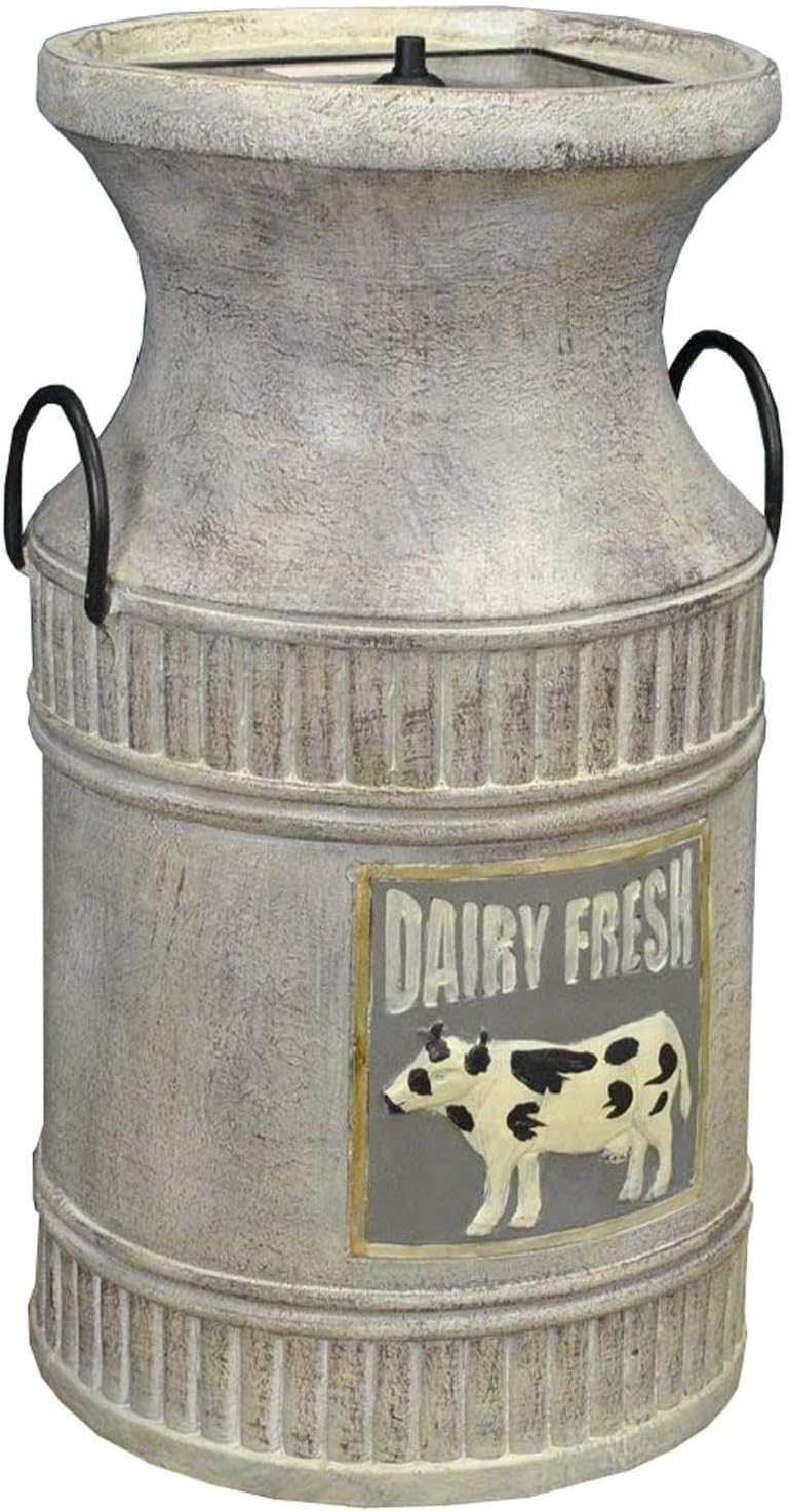 Milk Churn Fountain Outdoor Water Feature (Solar) by Smart Solar ...