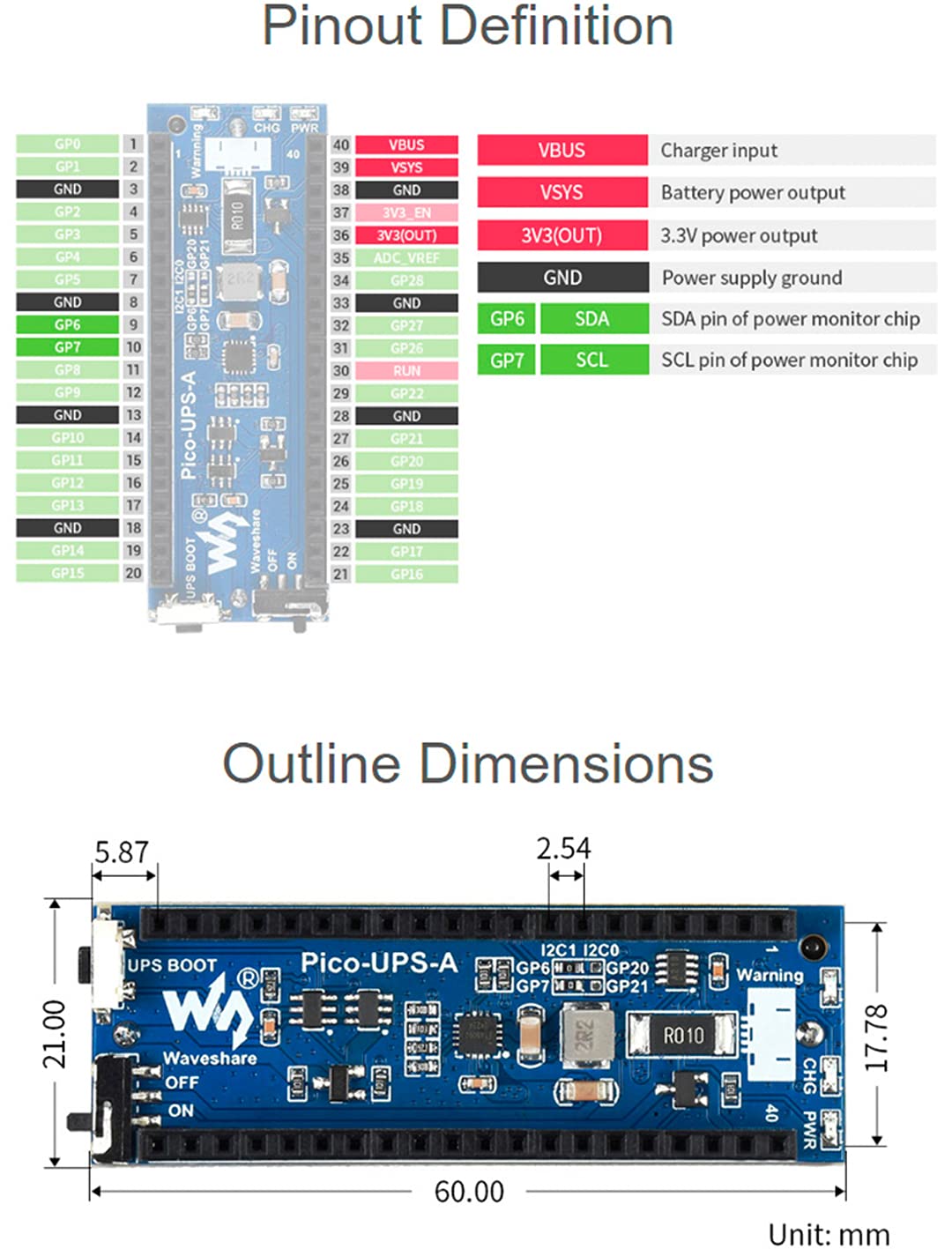 Buy Uninterruptible Power Supply (UPS Module) for Raspberry Pi Pico ...