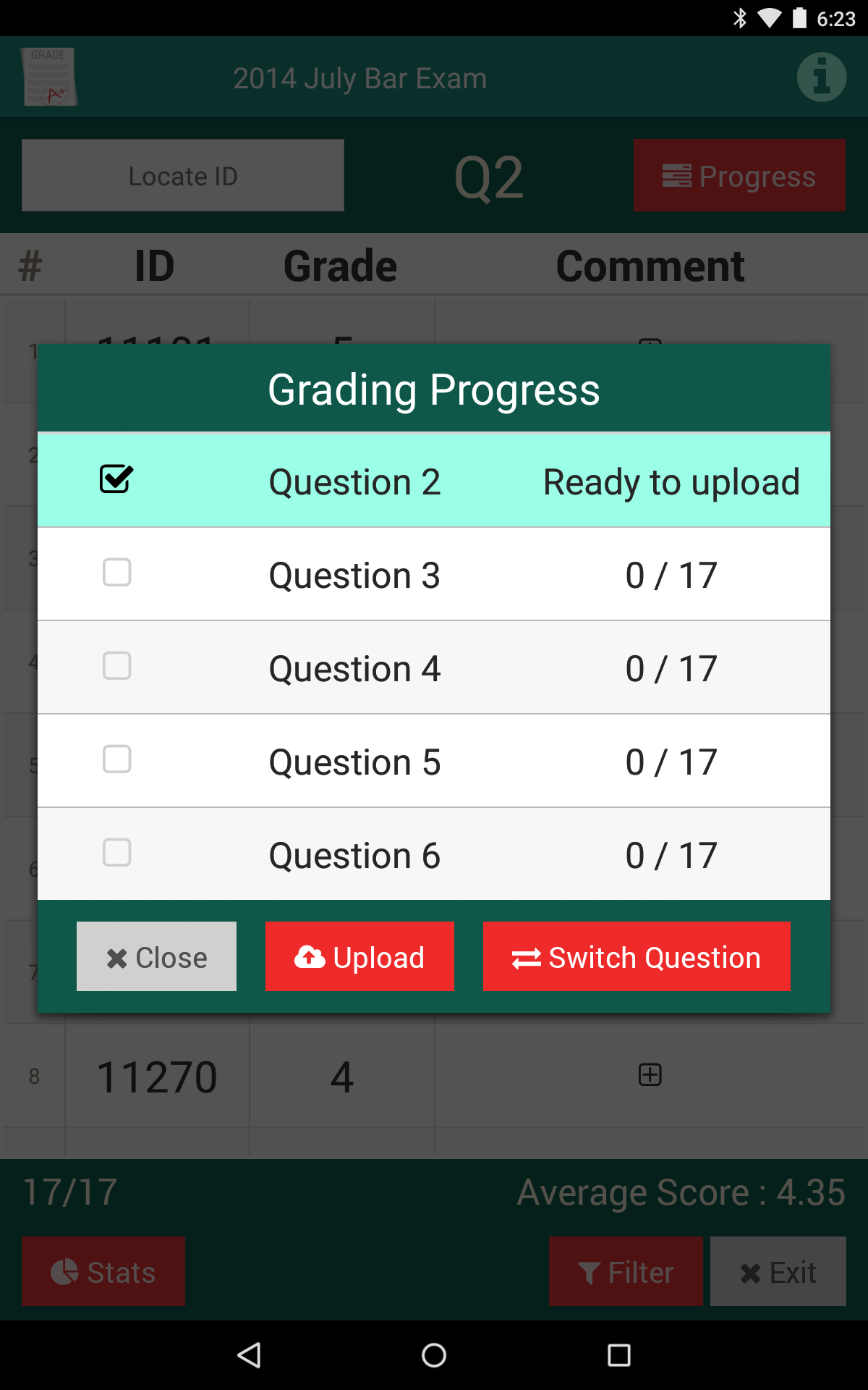 IN Bar - Grading Application - App on Amazon Appstore