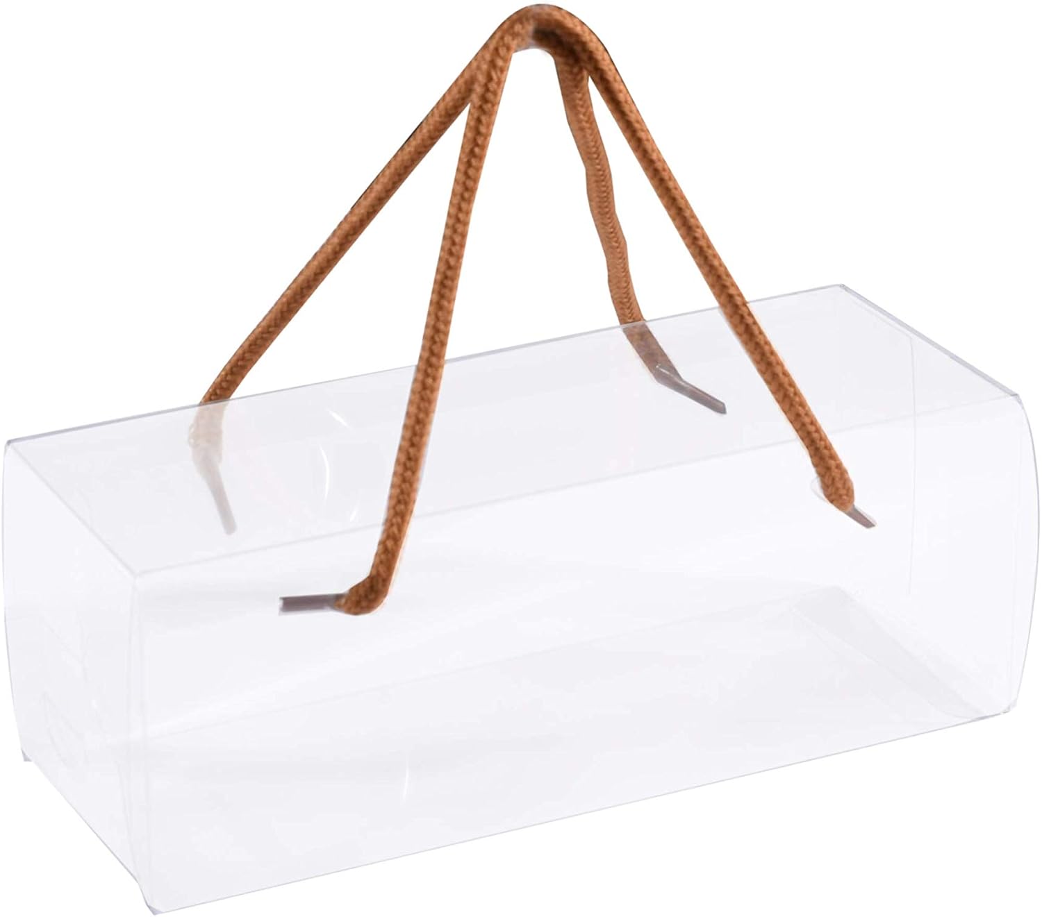 Amazon.com: Clear PET Plastic Storage Boxes with string (8 Pack) 8"x3 ...