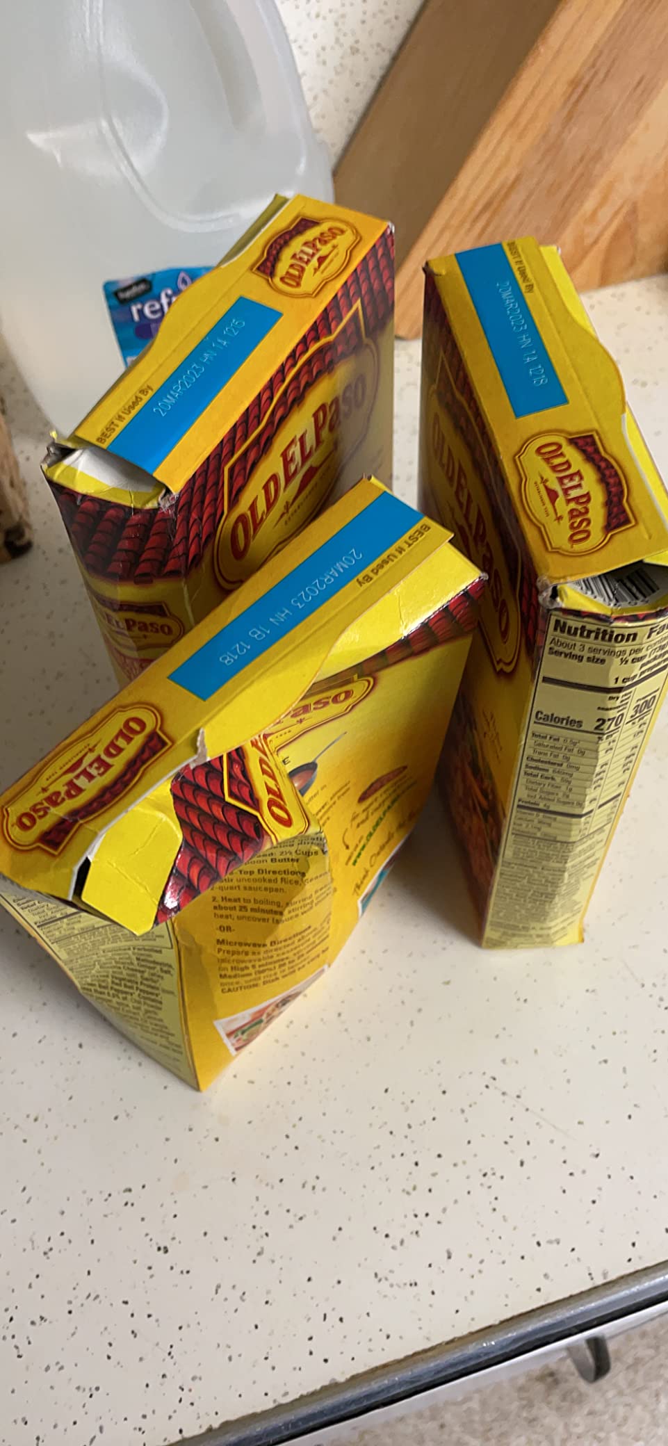 Amazon.com : Old El Paso, Cheesy Mexican Rice, 7.6oz Box (Pack of 4 ...