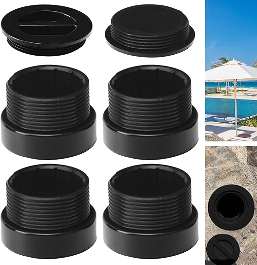 Amazon.com : 4 Pcs Pool Umbrella Stabilizer Adapter Threaded Adapter (1 ...