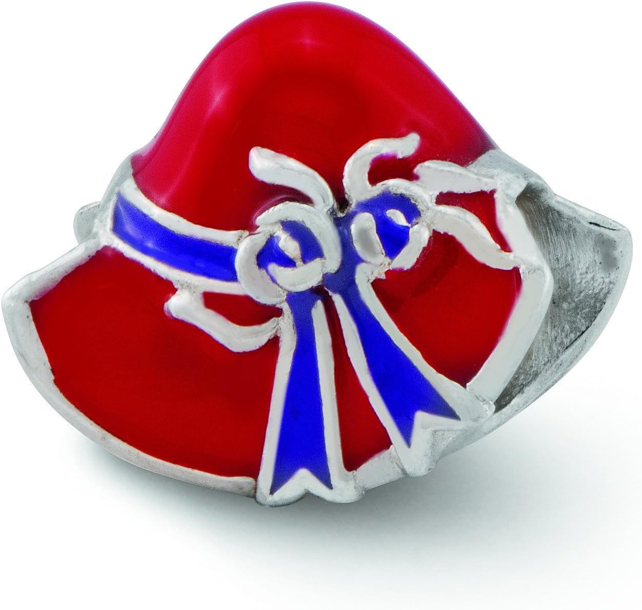 Amazon.com: Sterling Silver Reflections Red Hat Society Bead: Bead ...