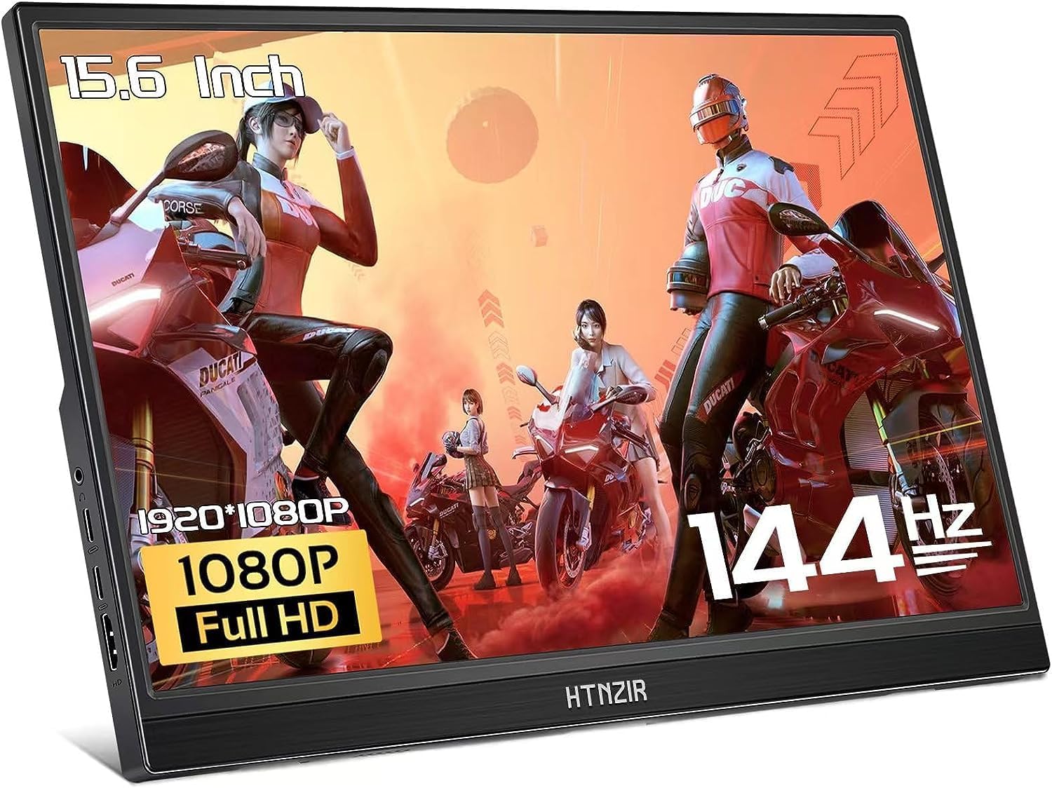 HTNZIR 15.6" 144Hz Portable Gaming Monitor, 1920 * 1080 Resolution, USB ...