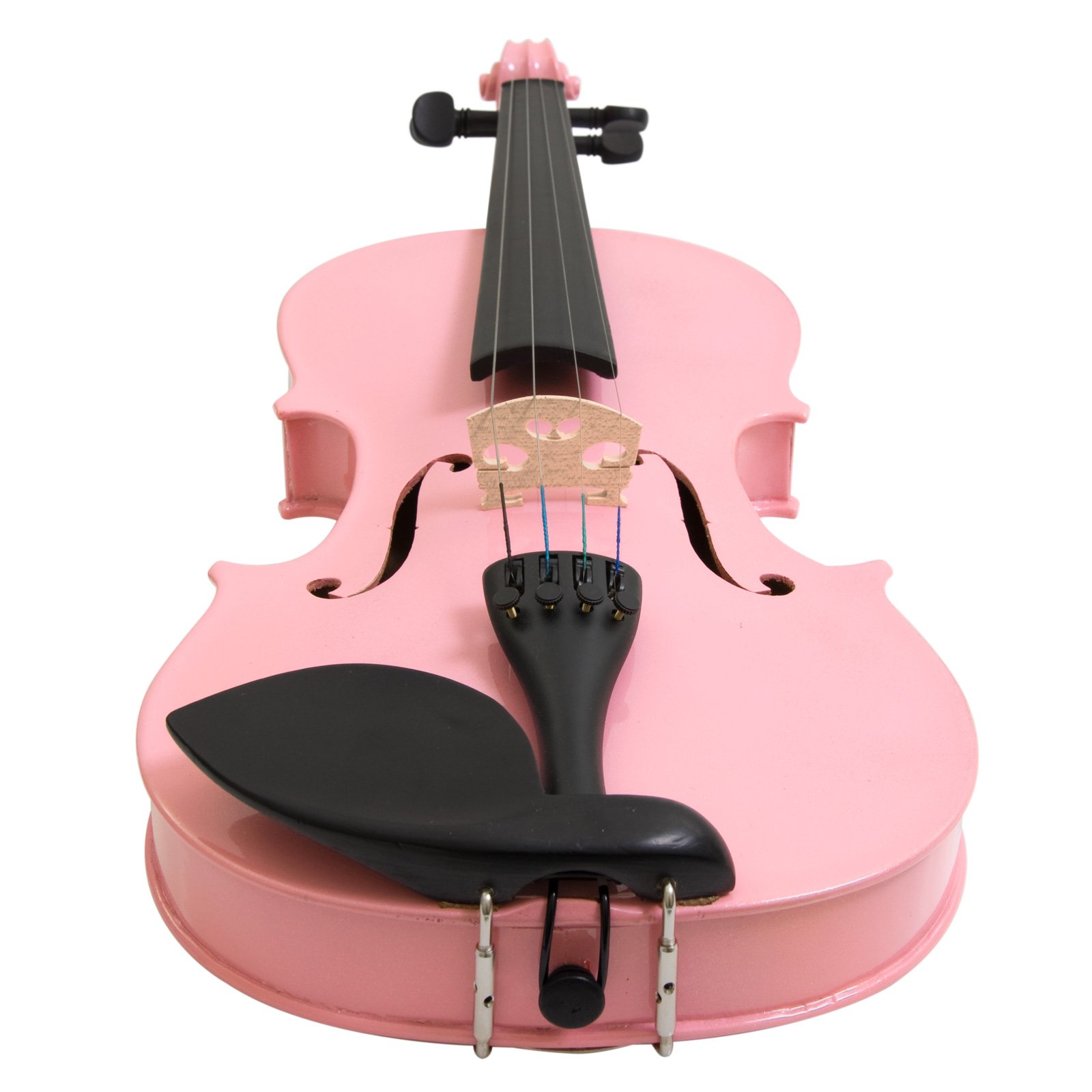 Buy Mendini By Cecilio Violin For Kids & Adults - 4/4 MV Metallic Pink ...