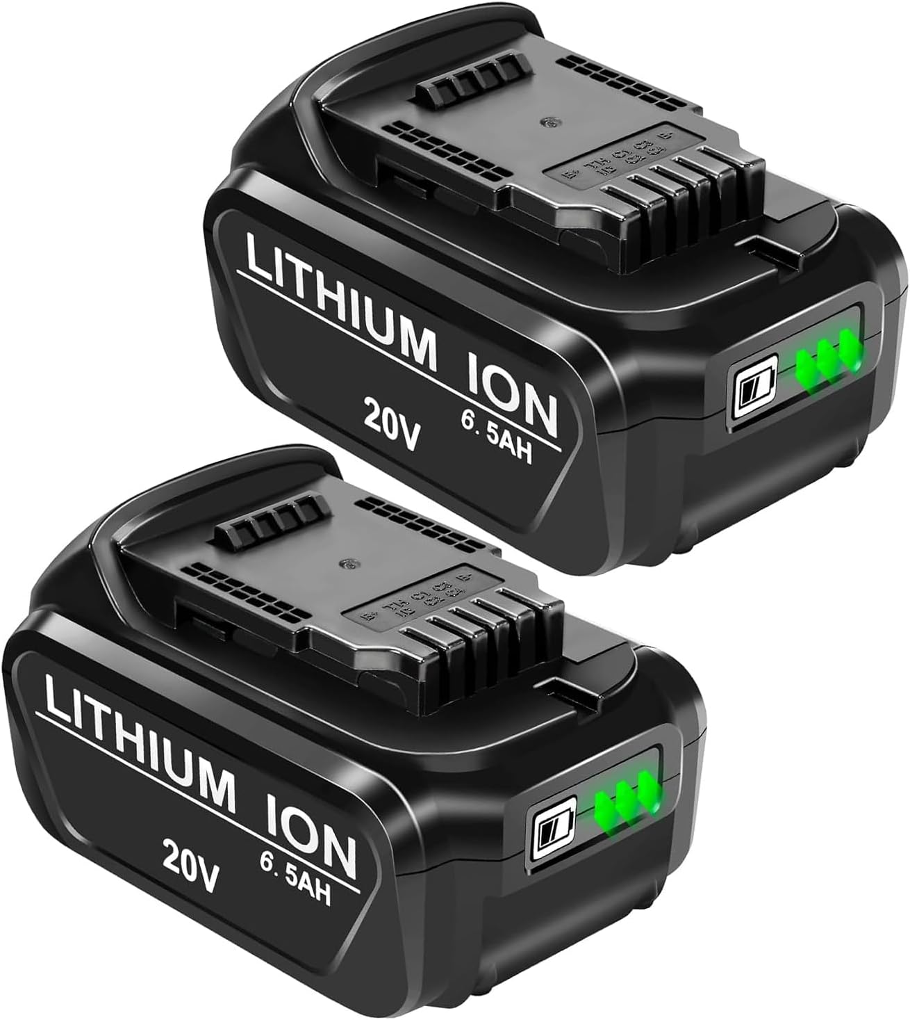 Amazon.com: 2 Packs 20V 6.5Ah Replacement Battery Compatible with ...