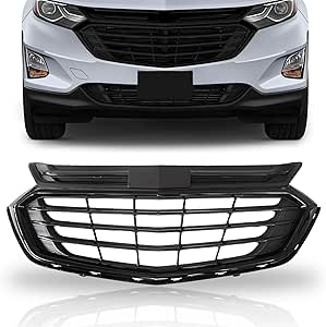 Amazon.com: Tyrigion Front Upper Glossy Black Grill For 2018 2019 2020 ...