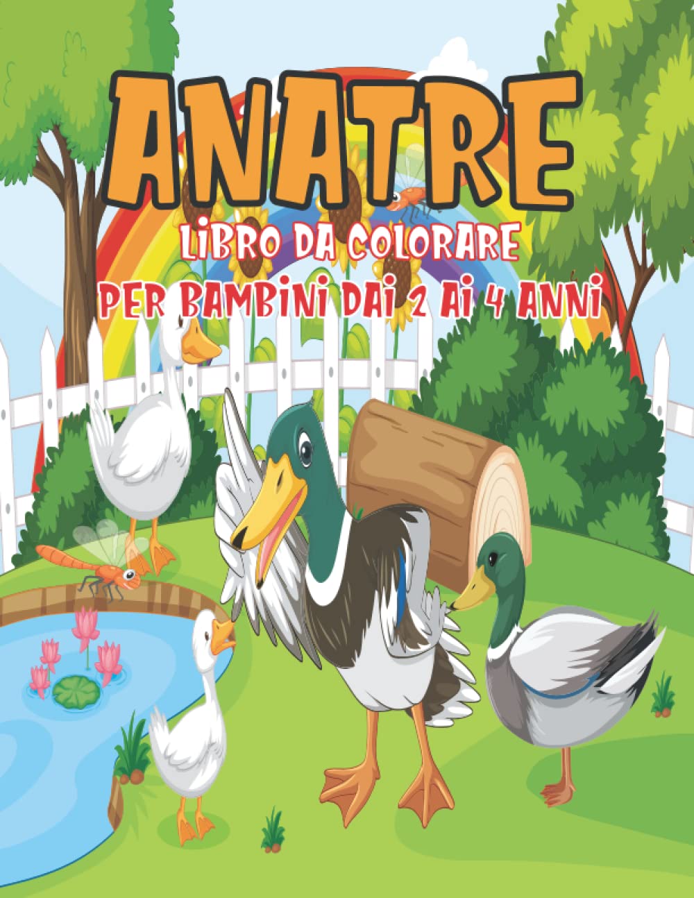 Buy Libro da colorare anatre per bambini dai 2 ai 4 anni: Facile e ...