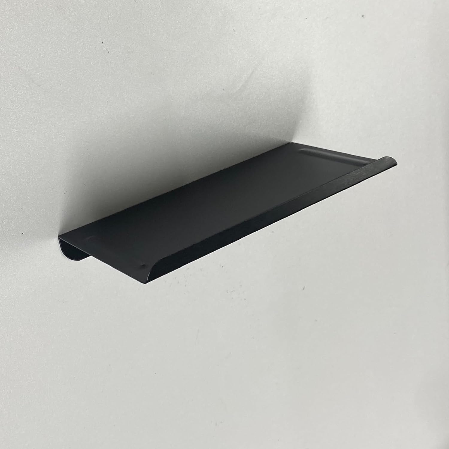 Amazon.com: Small Floating Shelf for Wall, 6.7 inch Black Matte Metal ...