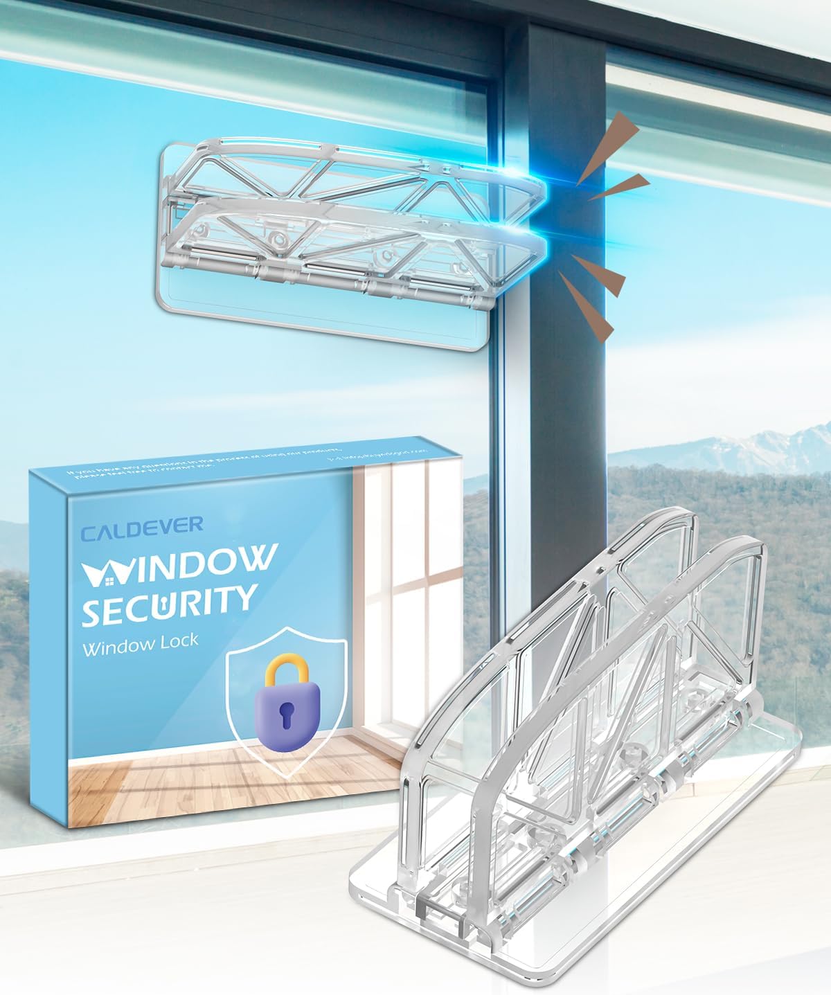 2 Pack Sliding Door Lock,Sliding Window Lock,Child Safety Lock,Perfect ...