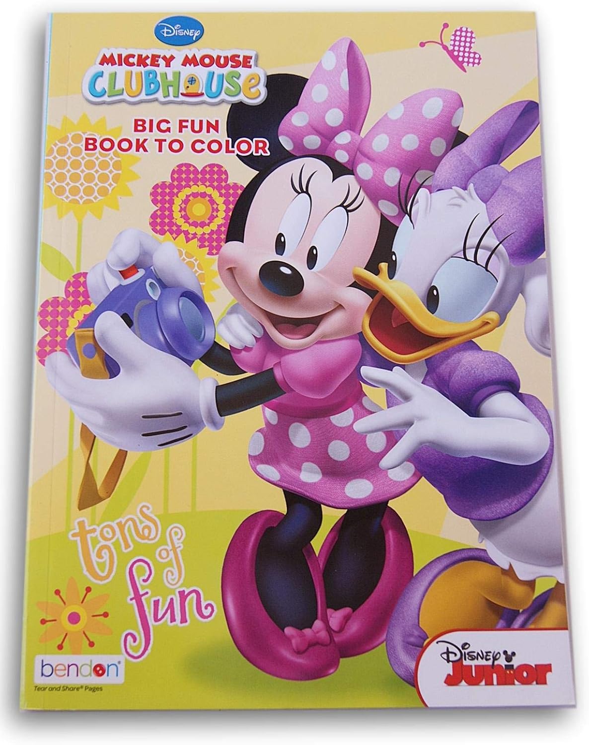 Minnie Mouse Big Fun Book to Color ''Tons of Fun'' Activity Book - 80 ...