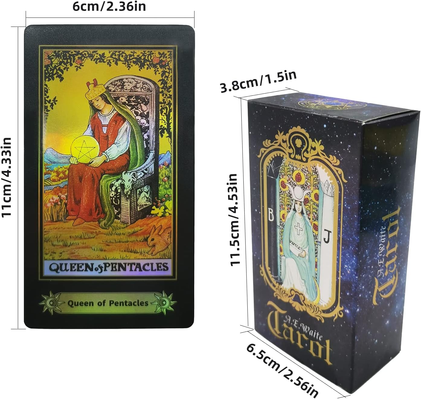 Classic Tarot Deck with Guidebook and Mandala Velvet Bag, A 78 ...