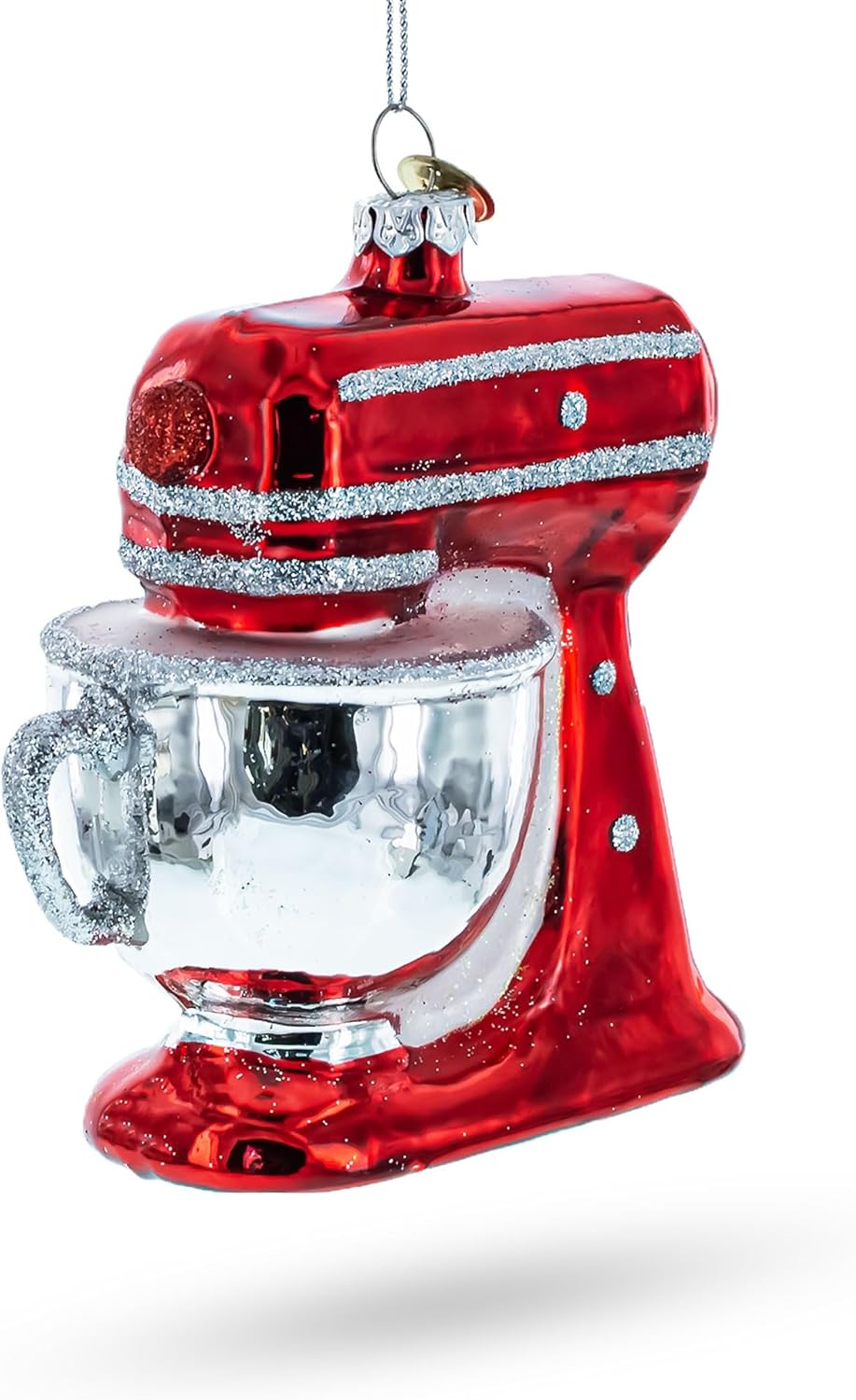 Amazon.com: Retro Stand Kitchen Mixer Glass Christmas Ornament : Home ...