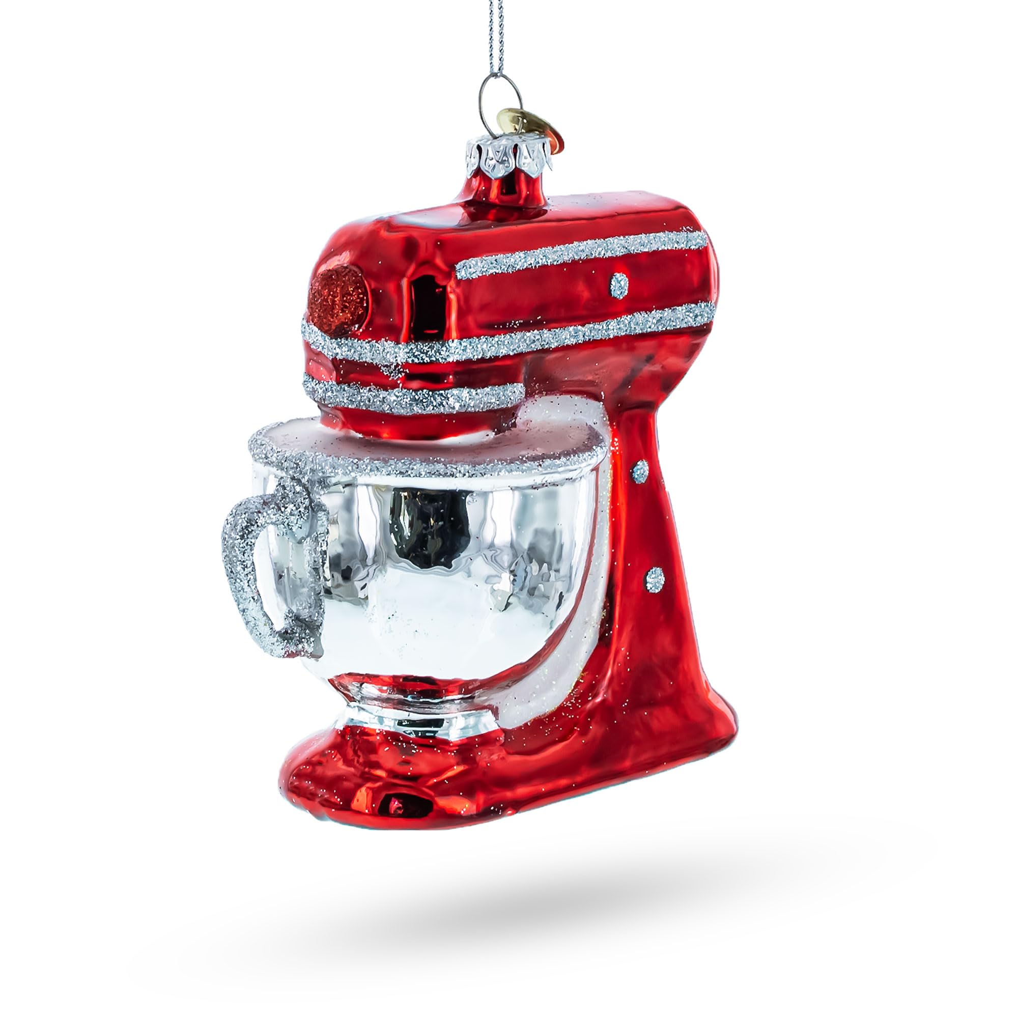 Amazon.com: Retro Stand Kitchen Mixer Blown Glass Christmas Ornament ...