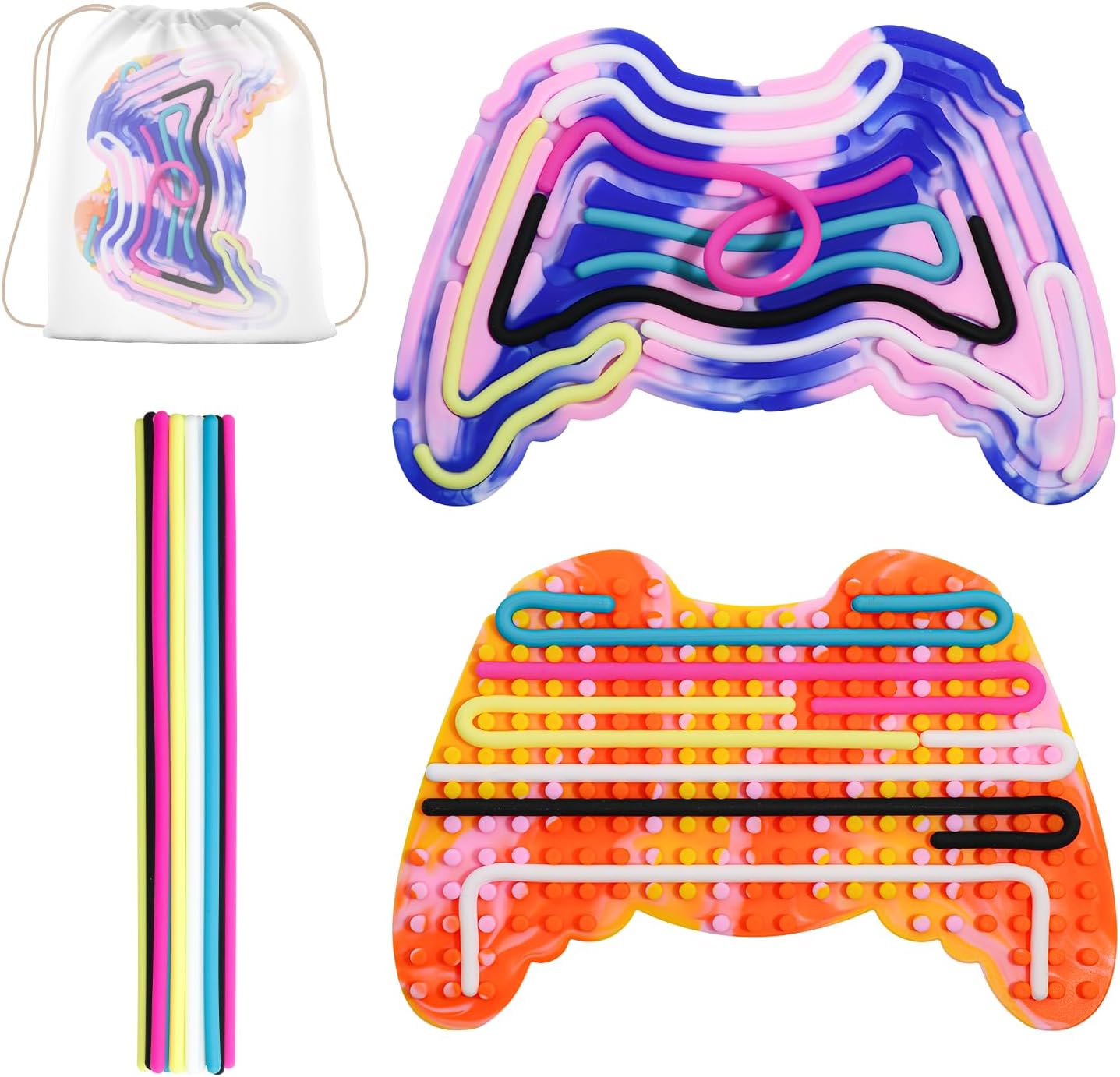 Amazon.com: 2PCS Sensory Fidget Toys, Silicone Fidget Toy for Kids ...