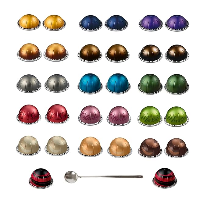 Amazon.com: Variety Discover 32 Capsules Pods BULK Pack with Spoon /16 ...